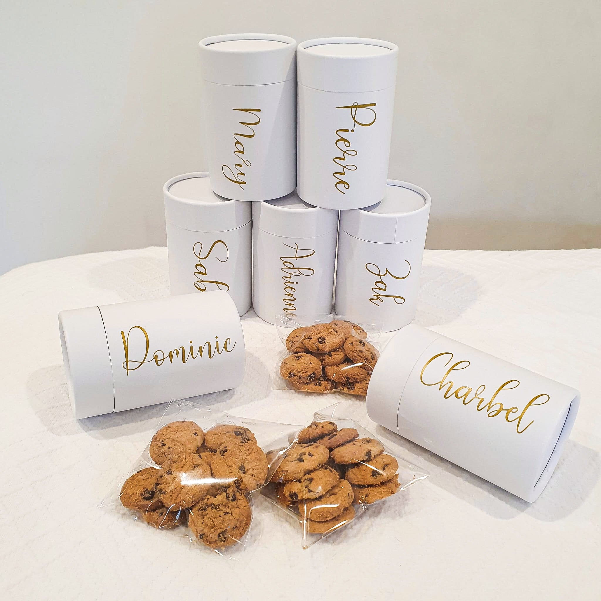 Mini cookie tubes – Decadent Delights